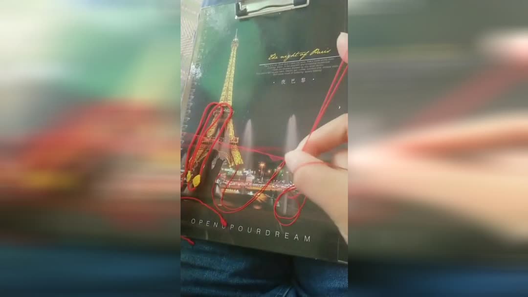简单大气挂件绳编织