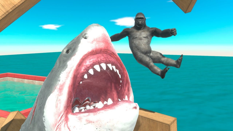 动物战争模拟器:天灾大军VS金刚大军!赌注一个月零食,谁能赢