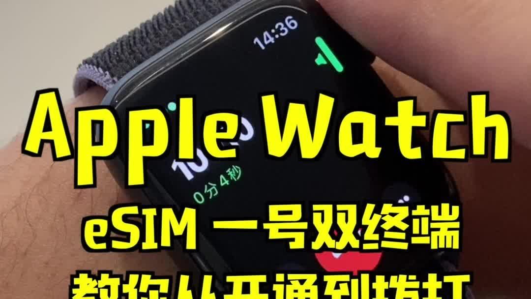 Apple Watch一号双终端从设置到使用,全教程分享。