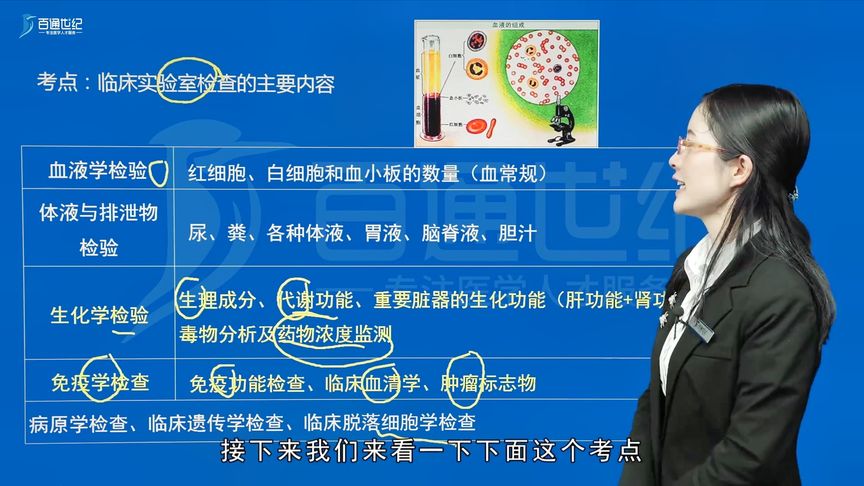 健康管理师 - 临床实验室检查的主要内容