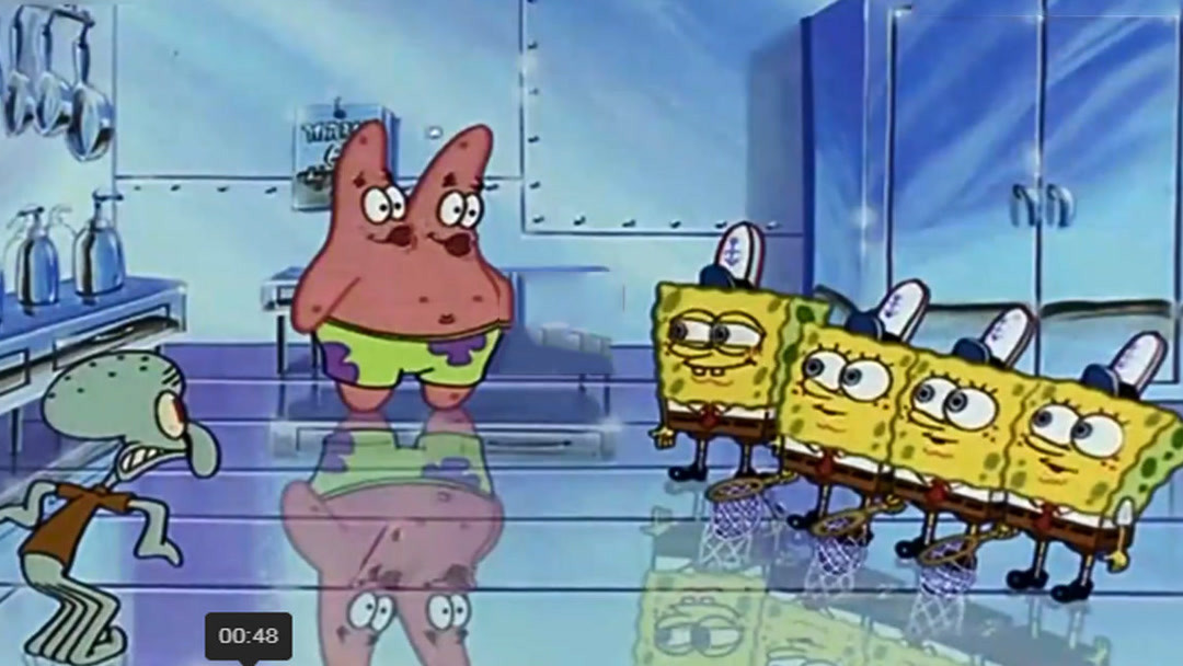 好多海绵宝宝和派大星,让章鱼哥看得眼花缭乱,海绵宝宝游戏