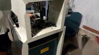 防盗网菱形孔打孔机 不锈钢圆管开孔模具 铁艺管开U形口冲压模具