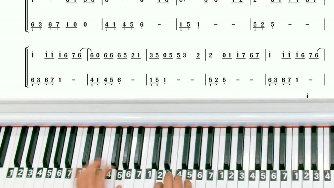 你的答案 钢琴简谱教学改编简单版来咯