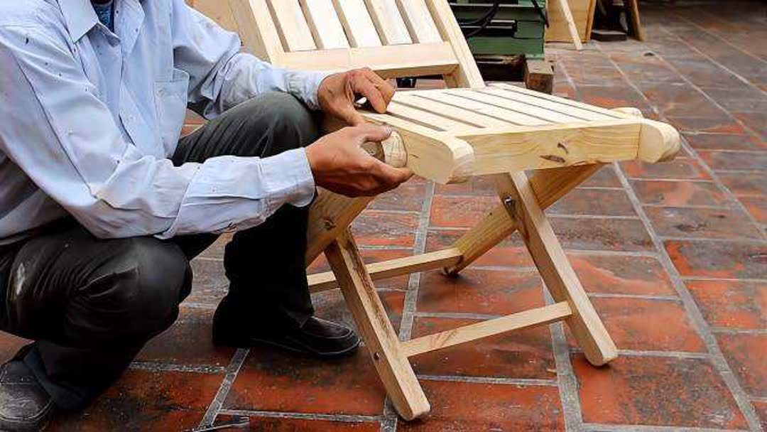 自制户外靠背椅,实木加工制作,木工达人