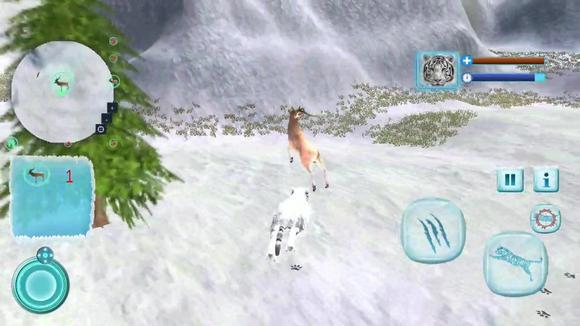 老虎模拟器:我是只老虎要在冰天雪地生存,找到老婆还生了小老虎