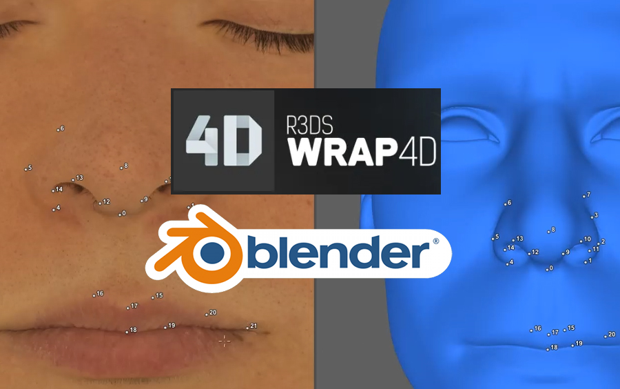 blender 系列 ——XYZ 高精贴图 wrap4D 贴图