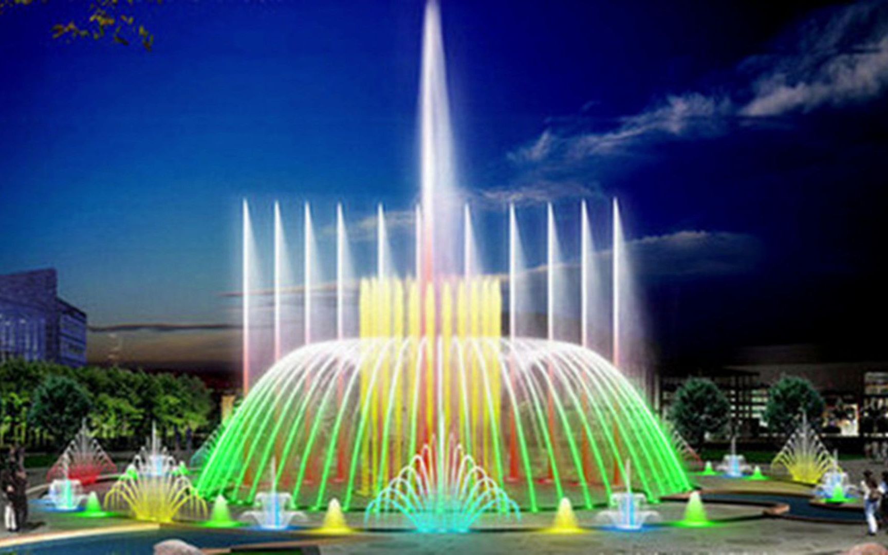 潮州互动喷泉设计厂家 天水波光喷泉制作厂家