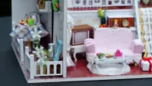 这间小房子也太美了吧 微型模型DIY手工制作