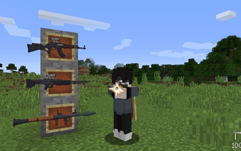 我的世界:用热兵器打袭击会怎么样