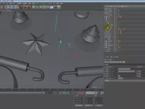 影视后期C4D三维动画第二个镜头C4D模型制作第三课