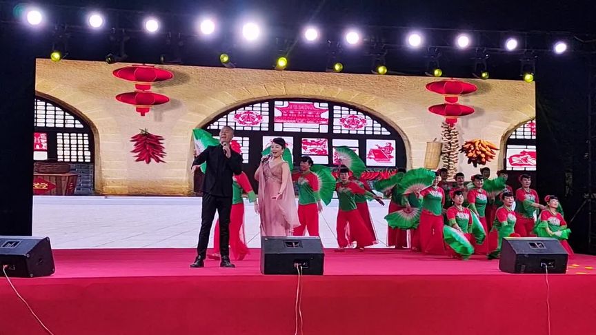 演出现场拍摄 ,望都县贯彻落实新《安全生产法》文艺晚会。