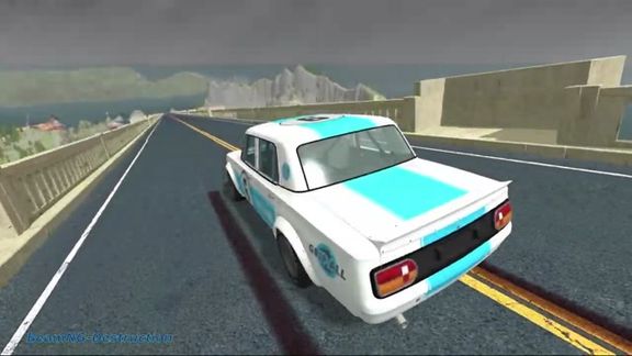 汽车模拟游戏:横冲直撞的汽车与大船相撞