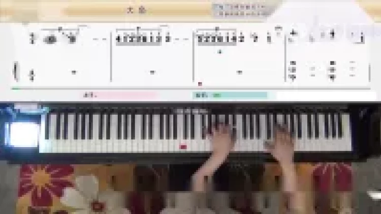 大鱼 简谱钢琴教学视频_悠秀钢琴 大鱼海棠