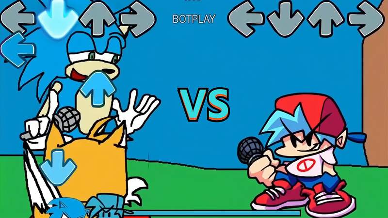 周五夜放克游戏 索尼克和塔尔斯一起和男友对唱