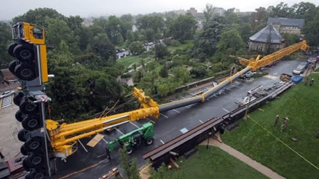 极其危险的起重机事故,重型设备出错