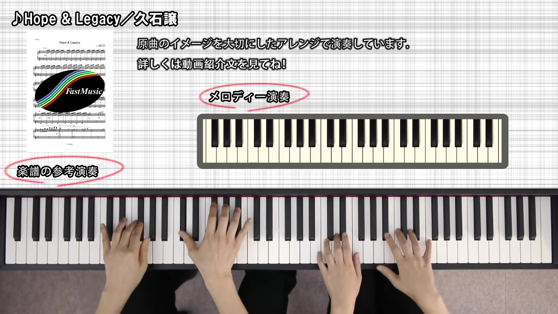 【四手联弹】羽生结弦自由滑曲目《Hope & Legacy》