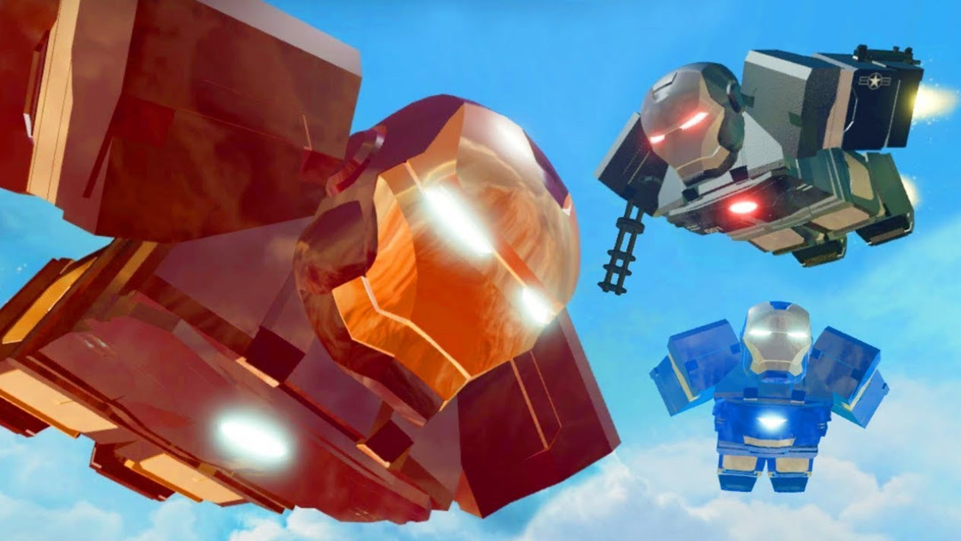 ROBLOX钢铁侠模拟器2:高空坠落召唤钢铁侠战甲!咯咯多解说