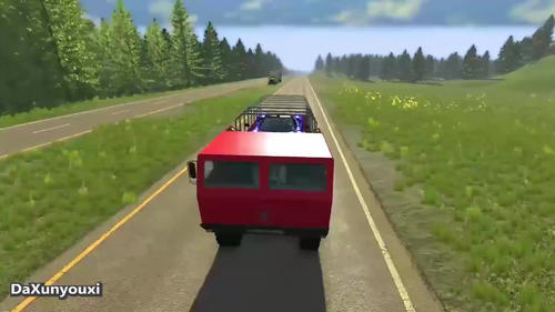 车祸模拟器:后面这辆车怎么撞桥了,这可不关我的事