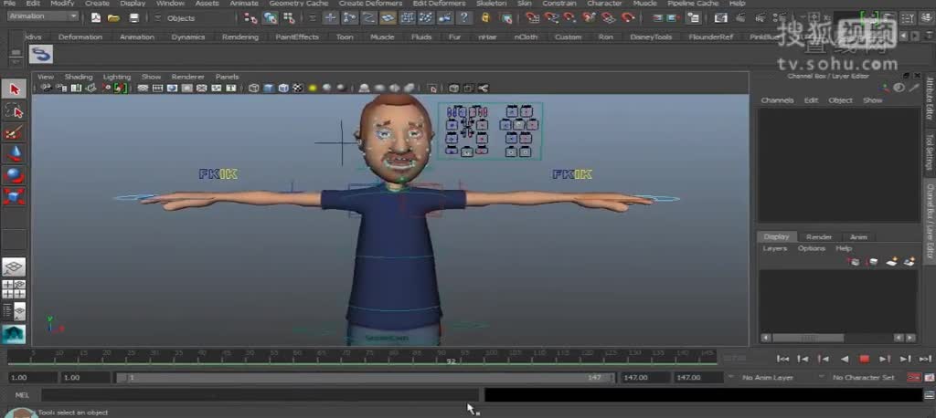 Maya面部表情动作捕捉12