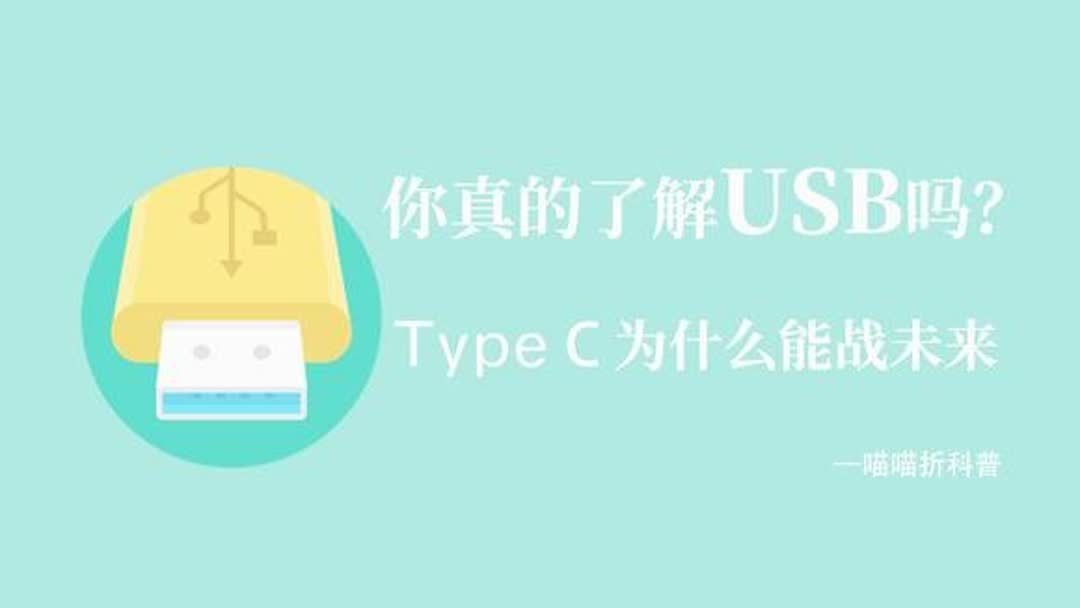 【喵喵折】你真的了解USB和雷电3吗?为什么说Type C才是未来?