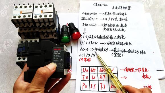 电工基础:交流接触器的性能参数和使用,不要让自己输在起跑线上