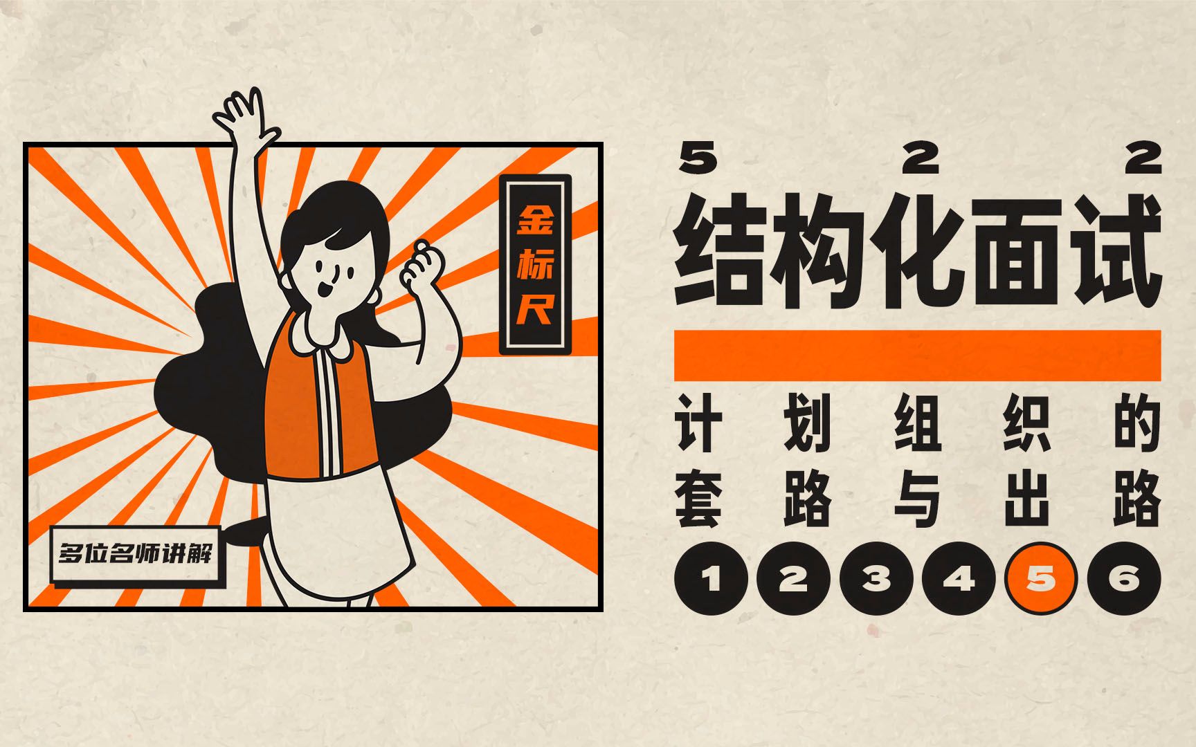 522结构化面试・第5课:计划组织的套路与出路(上)