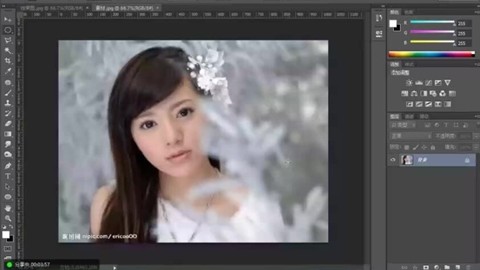 photoshop怎样去水印ps人物转手绘教程photoshop好不好学PS转手?...