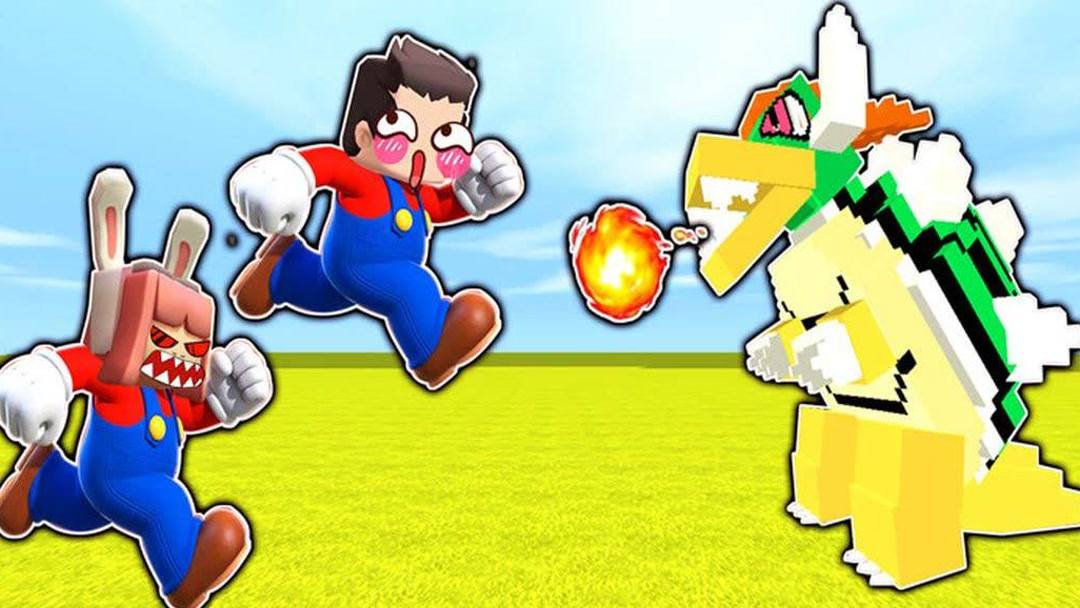 木鱼解说迷你世界:趣味小游戏,迷你版3D超級馬里奧!真有意思