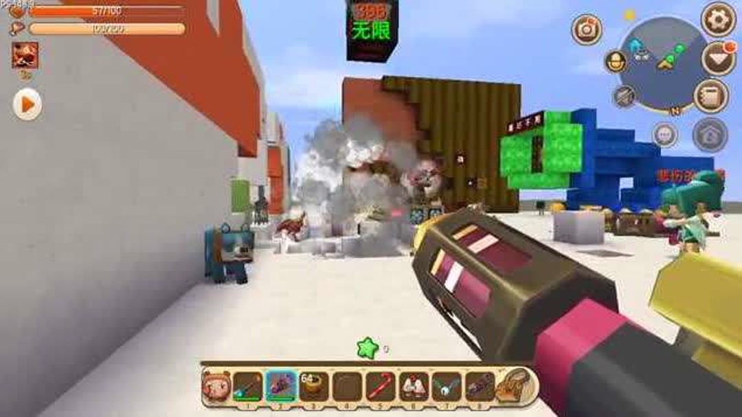 迷你世界-炸毁地狱学校!这里的老师全都变异了