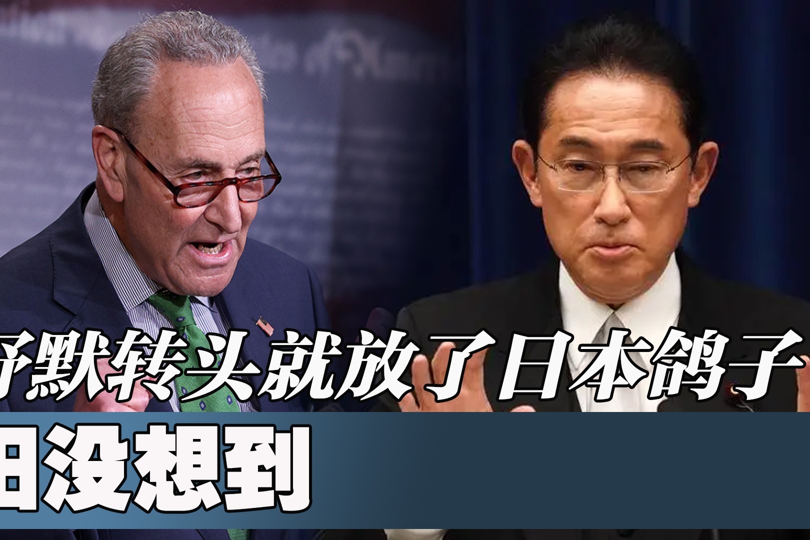 访华第4天,舒默总算高兴了!转头就放了日本鸽子,岸田没想到