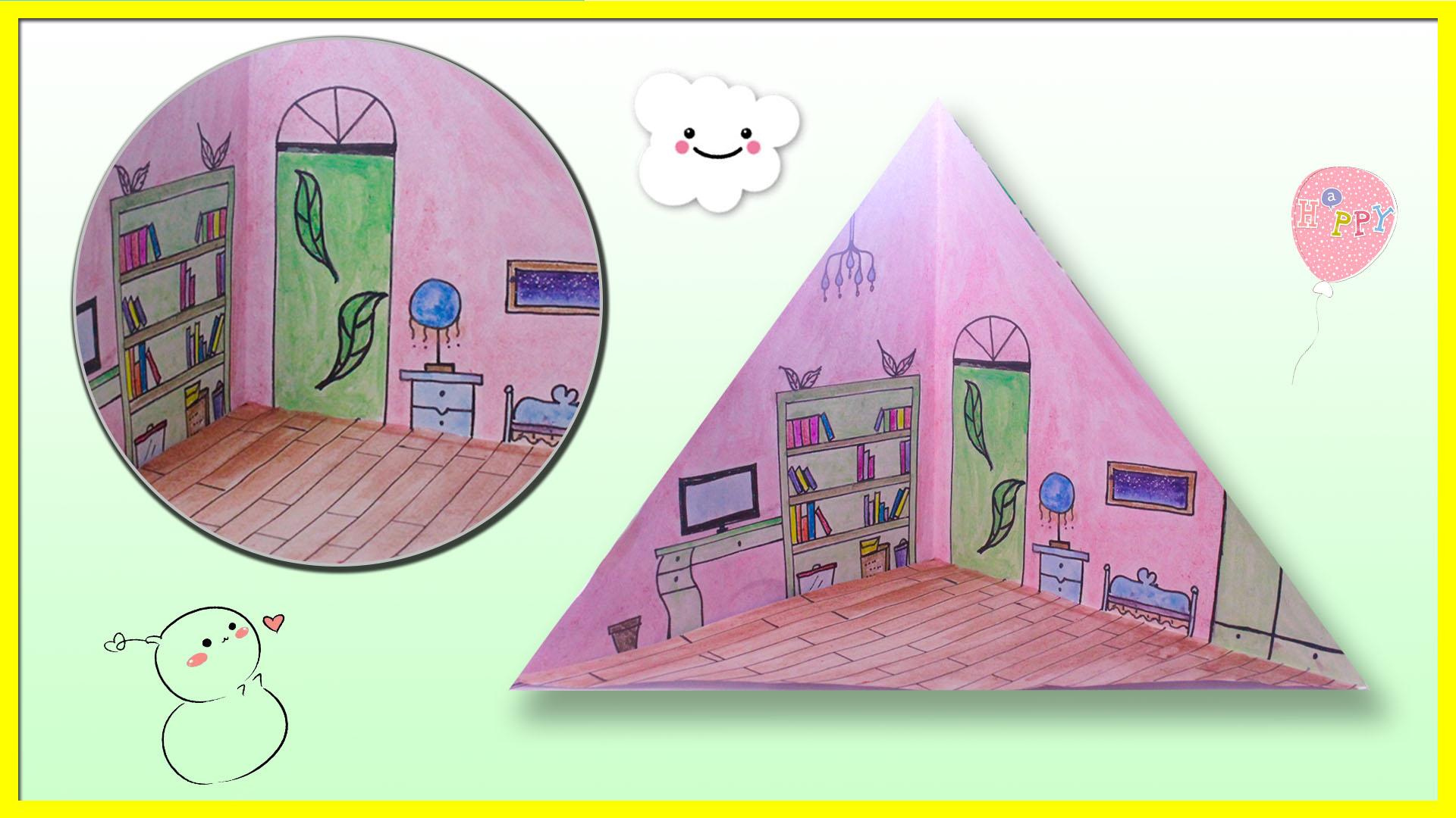 手绘系列 我的小卧室 儿童简笔画 创意手工DIY绘画 动手动脑小画家 ...