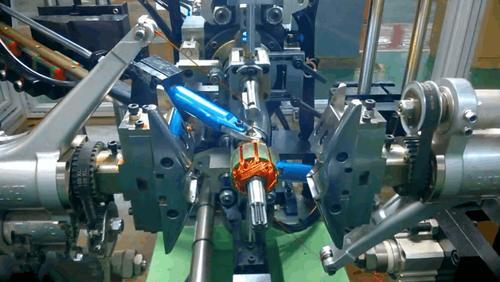 30秒一个转子线圈就绕出来了, 自动化绕线圈就是这么快