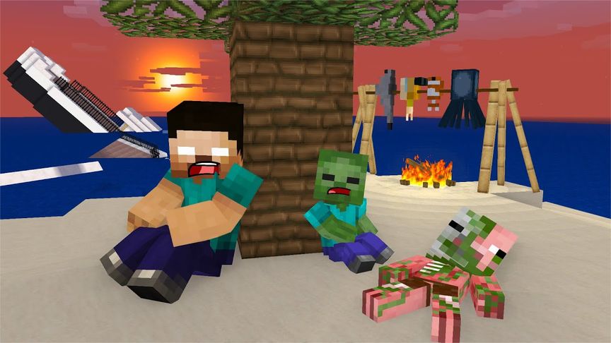 我的世界怪物学院:鲜花插在了牛粪上,可怜男孩-搞笑动画