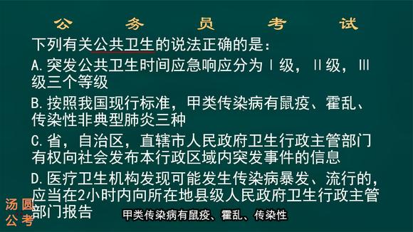 公务员考试,新型冠状病毒肺炎属于几类传染病?