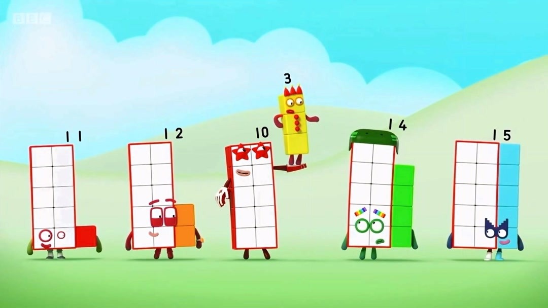 数字积木 搞笑动画:小3投资了一个项目 要其他数字们配合