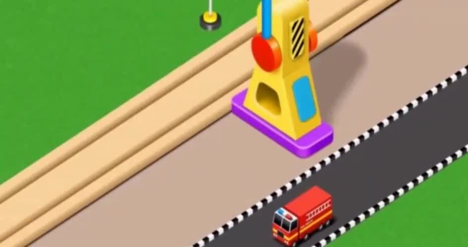 赛车总动员_挖掘机_挖土机_汽车总动员动画视频01