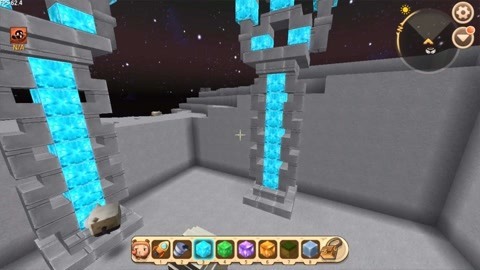 迷你世界:使用钻石制作太空祭台,召唤全身穿...