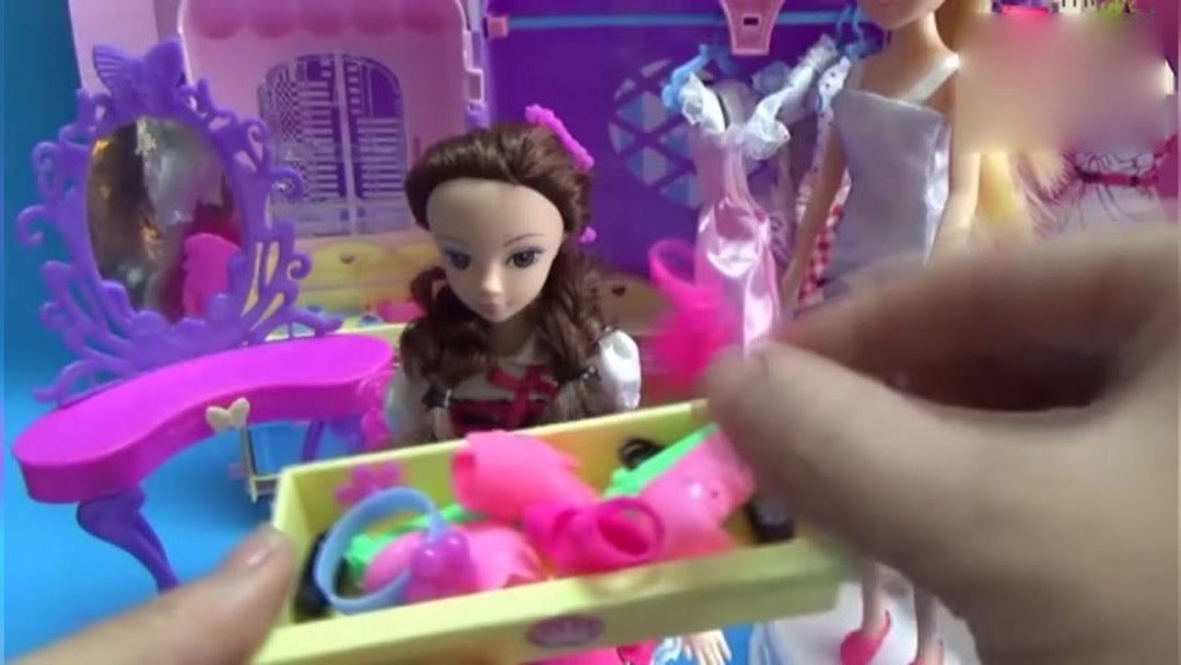 美丽公主之梦想豪宅中文版动画片 迪士尼洋娃娃公主系列