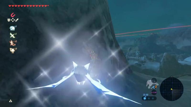 「大白」塞尔达传说旷野之息雪山奇遇记!高大杉树上的白鸟