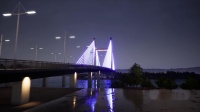 景梵照明设计桥梁三维灯光动画案例