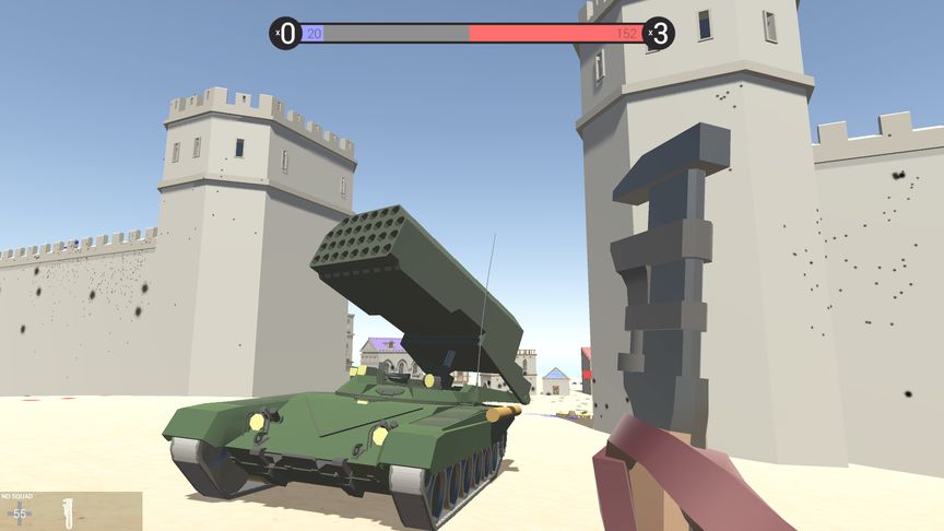 北辰解说 战地模拟器:防空导弹装甲车攻城,一分钟攻下整座城