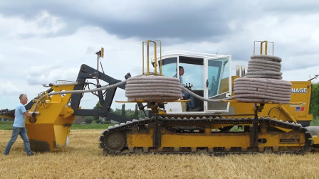 排水管道是如何铺设的?德国这台机械一上场,.
