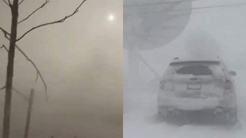 冬季风暴强袭美国:狂风暴雪白昼如夜 "最大范围严寒警报"生效