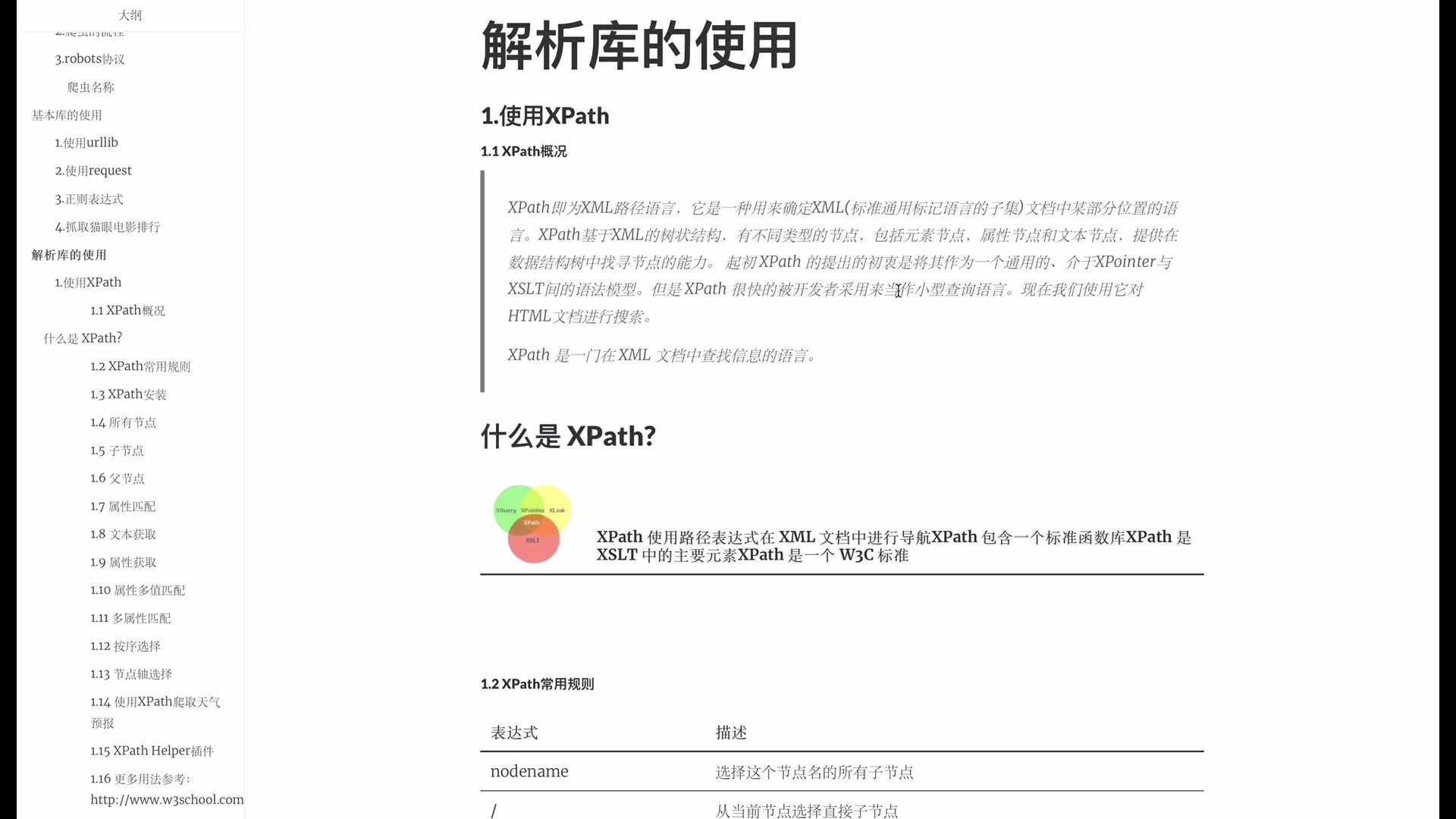 Python爬虫利器之Xpath语法与lxml库的用法,结合天气爬虫案例详解