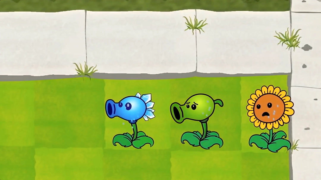 植物大战僵尸动画片:太气太热了,植物快招架不住了~