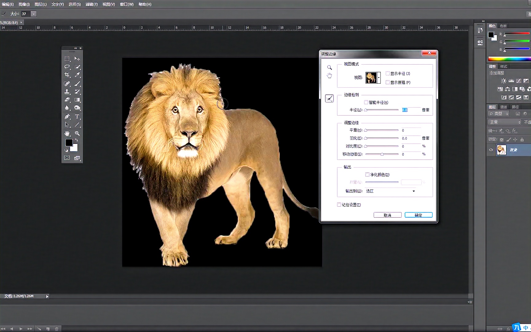 PS1分钟搞定动物毛发抠图效果,Photoshop教程案例分享