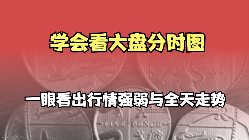 学会大盘分时图,新手也能看透市场玄机,一眼看出行情强弱与走势