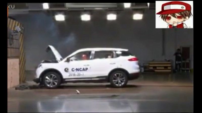 吉利博越、比亚迪S7、长城H2碰撞实验!