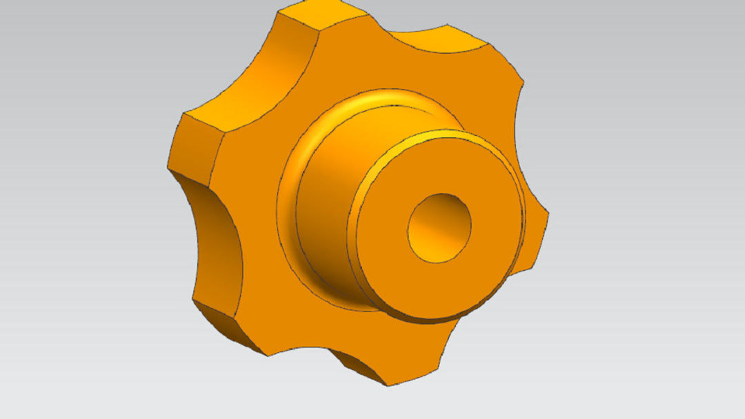 UG 1847机械零件建模实例,阀门开关零基础建模详解