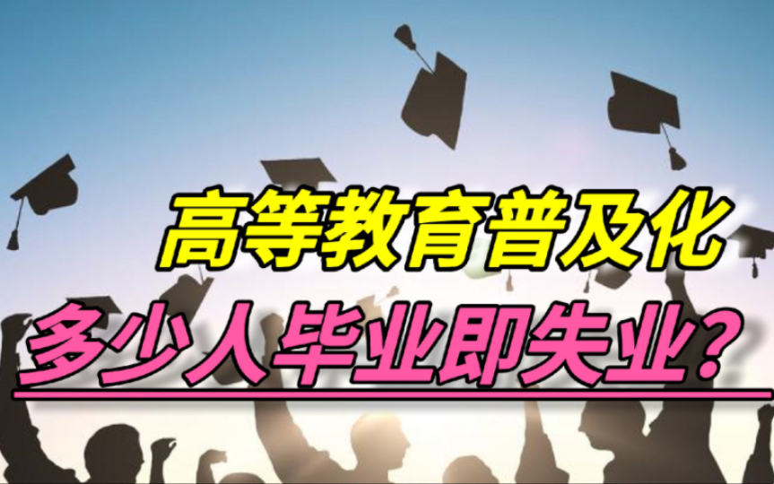 高等教育普及化,2022高校毕业生1076万,多少人毕业即失业